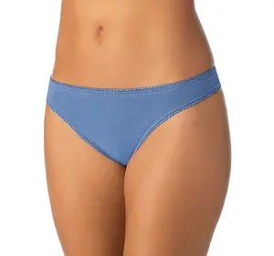 ON GOSSAMER Cabana Cotton Blend Stretch Hip G-string Riverside