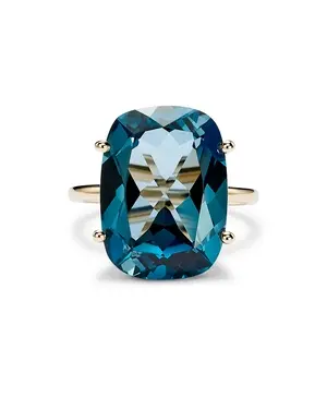 Bloomingdale'S London Blue Topaz Ring