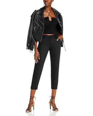 Alice + Olivia Stacey Cropped Slim Pants