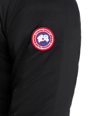 Canada Goose Lodge Packable Hooded Down Jacket - Black