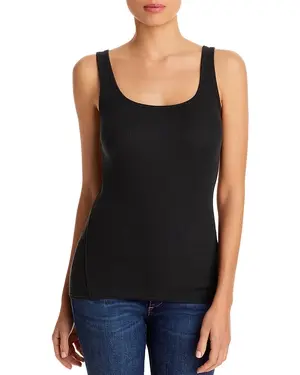 Rag & Bone Essential Ribbed Tank Top - Black