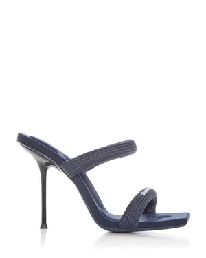 Alexander Wang Julie Tubular High Heel Sandals - Uniform Blue