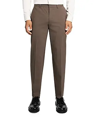 Theory Mayer Wool Tailored Slim Fit Suit Pants Fossil