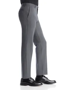 Theory Mayer Wool Tailored Slim Fit Suit Pants - Medium Charcoal