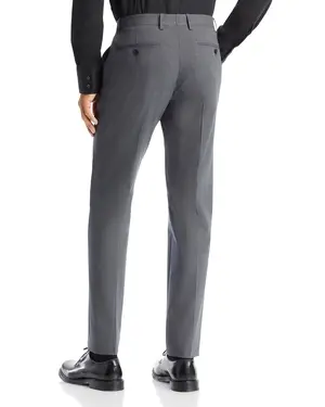 Theory Mayer Wool Tailored Slim Fit Suit Pants - Medium Charcoal