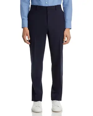 Theory Mayer Wool Tailored Slim Fit Suit Pants - Navy