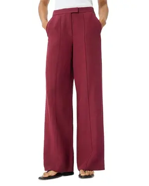Whistles Sheer Dot Ankle Socks - Burgundy