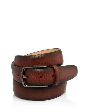 Bloomingdale'S Park Ave Leather Belt - Brown