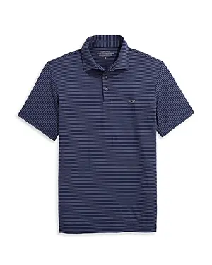 Vineyard Vines Bradley Striped Sankaty Polo Shirt B337 Stp B