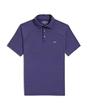 Vineyard Vines Bradley Striped Sankaty Polo Shirt B340 Stp B