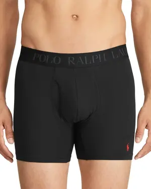 Polo Ralph Lauren Modal Boxer Briefs Pack Of 3 - Black
