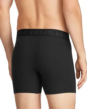 Polo Ralph Lauren Modal Boxer Briefs Pack Of 3 - Black