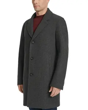 Cole Haan Single-breasted Top Coat - Charcoal