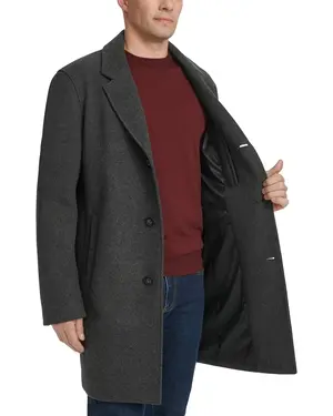 Cole Haan Single-breasted Top Coat - Charcoal