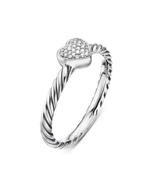 David Yurman Petite Pave Heart Ring