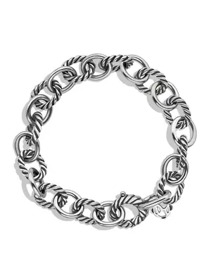 David Yurman Medium Oval Link Bracelet - Silver