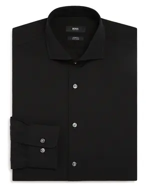 BOSS Mark Sharp Fit Dress Shirt - Black