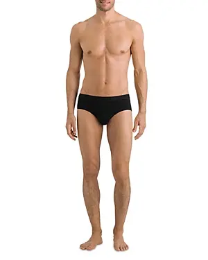 Hanro Cotton Essentials Briefs All Black