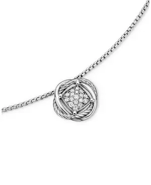 David Yurman Infinity Pendant Necklace With Diamonds