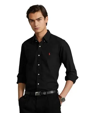 Polo Ralph Lauren Classic Fit Oxford Button-down Shirt - Black