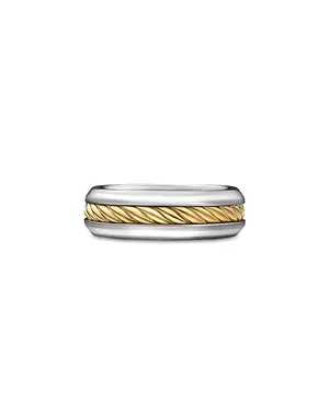 David Yurman Cable Inset Band Ring