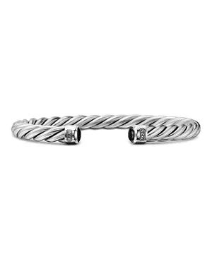 David Yurman David Yurman Cable Classic Cuff Bracelet Black Onyx