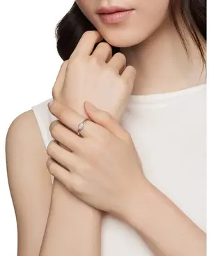 David Yurman Petite Pave Oval Ring With Diamonds