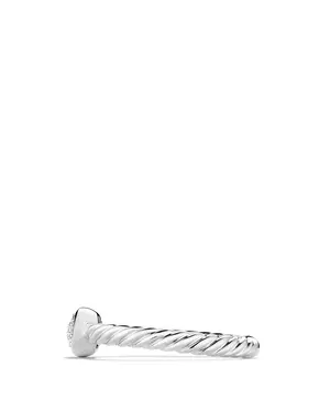 David Yurman Petite Pave Oval Ring With Diamonds