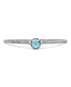 David Yurman Petite Chatelaine Bracelet - Blue Topaz