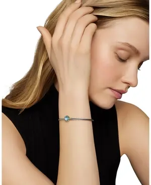 David Yurman Petite Chatelaine Bracelet - Blue Topaz