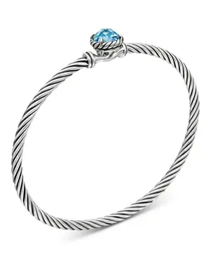 David Yurman Petite Chatelaine Bracelet - Blue Topaz