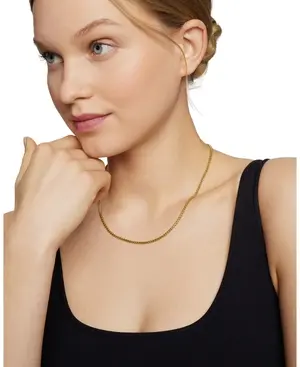 David Yurman 18k Yellow Small Box Chain - Gold
