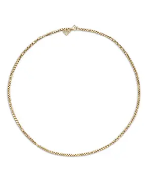 David Yurman 18k Yellow Small Box Chain - Gold