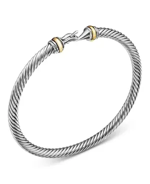 David Yurman Buckle Classic Cable Bracelet - Gold/silver