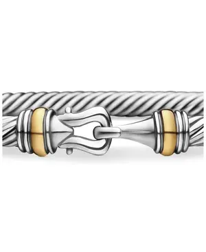 David Yurman Buckle Classic Cable Bracelet - Gold/silver