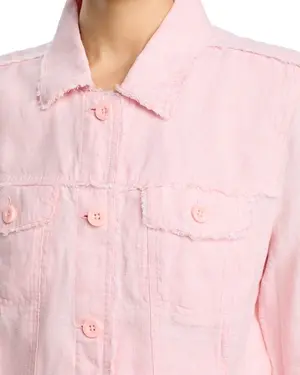 Tommy Bahama Two Palms Linen Jacket - Light Salmon