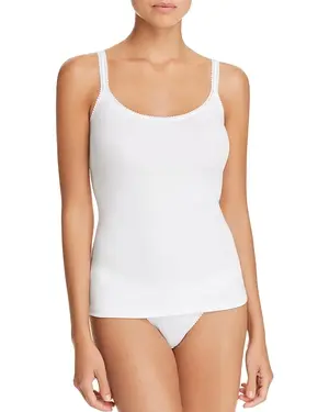 ON GOSSAMER Cabana Cotton Blend Camisole - White