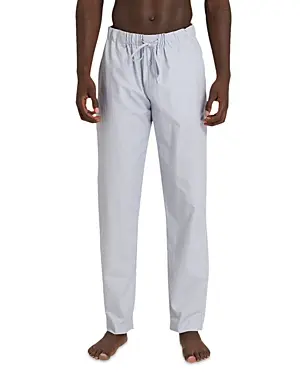 Hanro Night And Day Woven Lounge Pants Nautical Check
