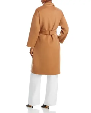 ANINE BING Dylan Wool & Cashmere Trench Coat - Brown