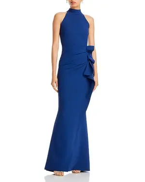 Chiara Boni La Petite Robe Gudrum Sleeveless Mermaid Gown - Blue