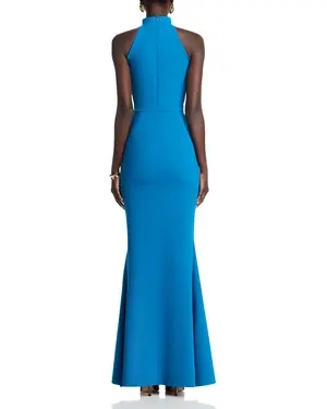 Chiara Boni La Petite Robe Gudrum Gown - Teal Blue