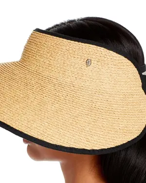 Helen Kaminski Mai Visor - Tan/black