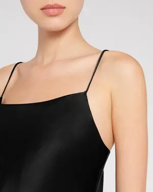 Alice + Olivia Harmony Mini Slip Dress - Black