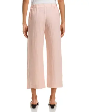 Velvet By Graham & Spencer Lola Linen Pants - Pale Pink
