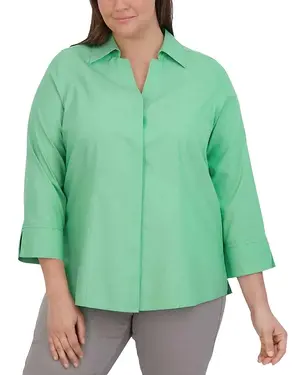 Foxcroft Taylor Blouse - New Leaf