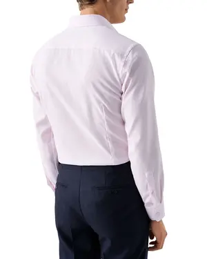 Eton Slim Fit Textured Dress Shirt