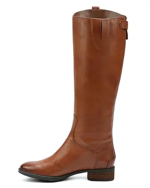 Sam Edelman Penny Leather Riding Boots - Whiskey