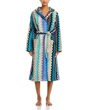 Missoni Giacomo Hooded Bathrobe Turche