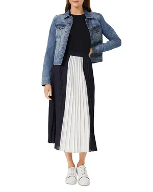 HOBBS LONDON Pleated Midi Skirt