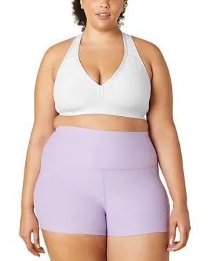 Beyond Yoga Space Dyed Lift Your Spirits Bopo Bra - Cloud White